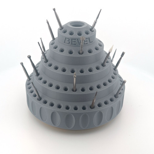 BEVEL™ Small Bur Holder and Organizer for Efficient Workspace