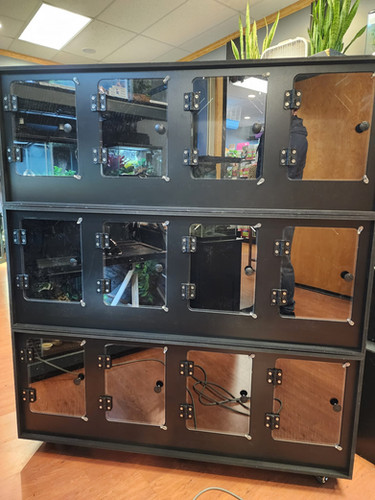 4 In One 12W x 12D x 18H Multi Unit w/LEDs | Wi Custom Cages