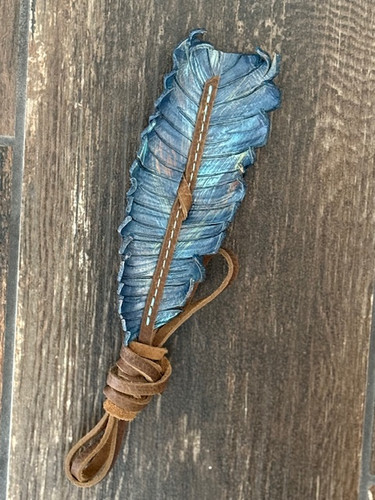 Leather Feather- Medium | Royal Branding Co 1