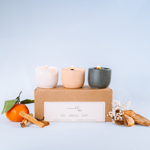 Mini Scented Candle Trio | The Blvd. Candle Co.