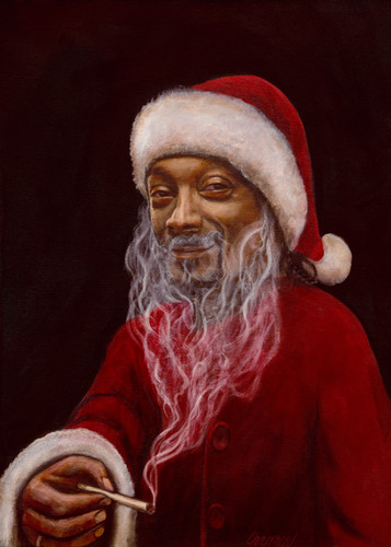 Snoop Santa. | Travis Chapman Art