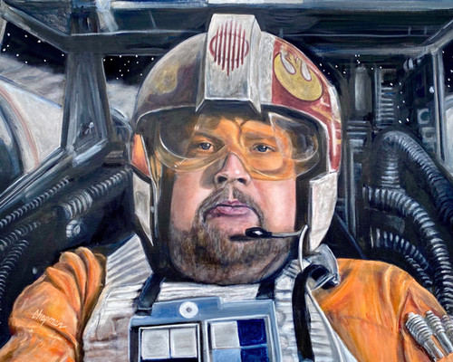 Porkins from Star Wars. | Travis Chapman Art
