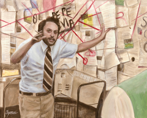 Charlie Day Meme, Pepe Silvia. | Travis Chapman Art