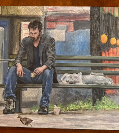 keanu reeves bench