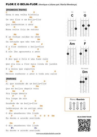 Cifras de Ukulele Sertanejo