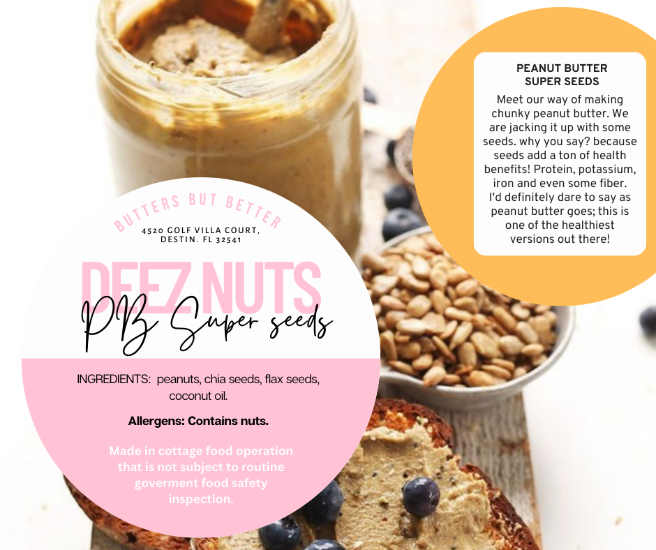 Deez nuts (peanut butter super seeds) | Butters but Better