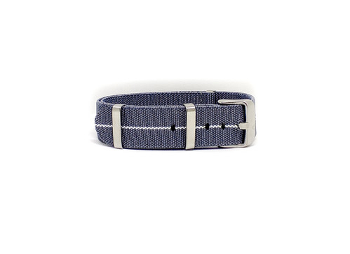 Elastic Strap Grey - White | MOOI Straps