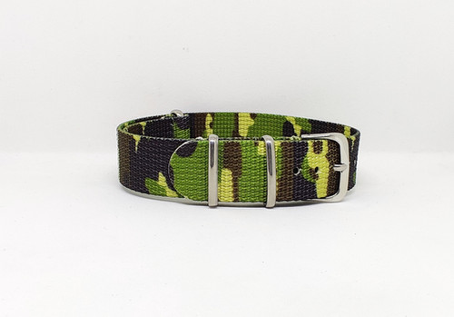 Nylon Strap Green Camouflage | MOOI Straps