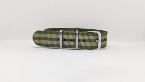Nylon Strap Military Green - Light Green | MOOI Straps