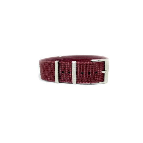 Ribbed Strap Burgundy Red | MOOI Straps