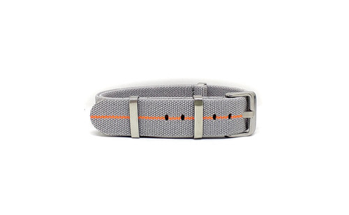 Elastic Strap Grey - Orange | MOOI Straps
