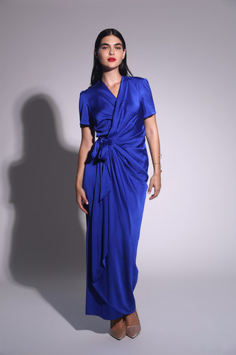 Tulip Dress - Royal Blue | Shahar Avnet