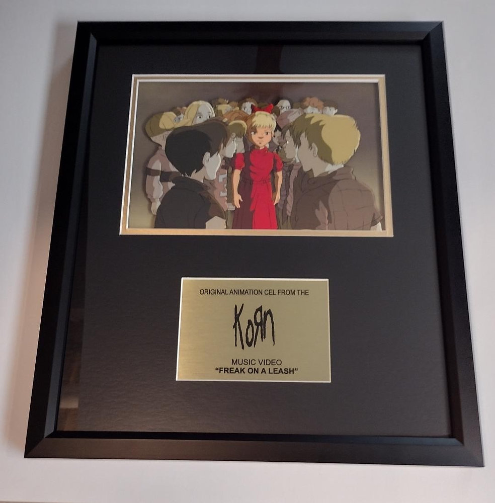 KORN Follow the Leader Animation Cel Framed by ECC Frames
