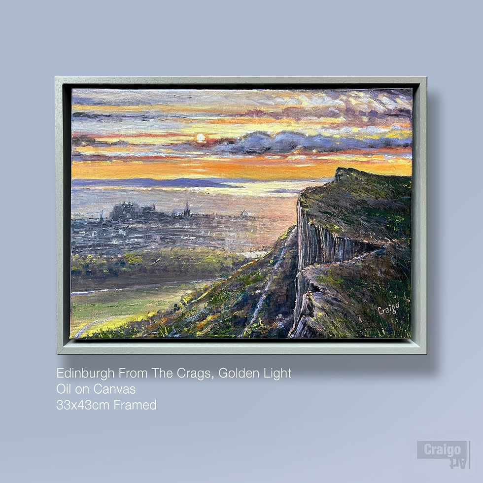 Oil paintings of Edinburgh | Craigo Art | Scotland