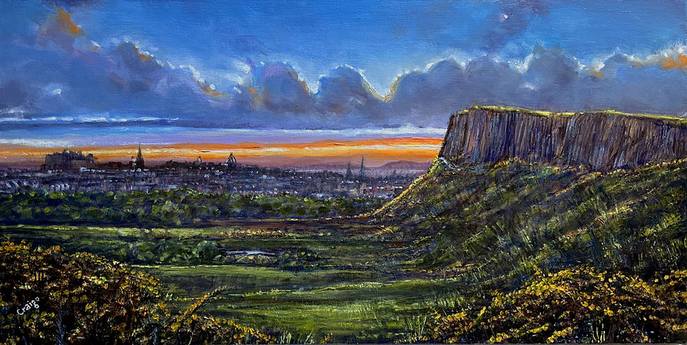 Oil paintings of Edinburgh | Craigo Art | Scotland