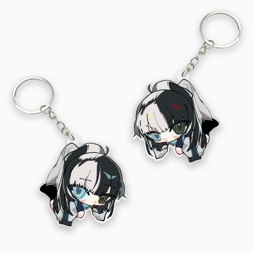 RinRinHello Angry Acrylic Keychain | Good Bean Co