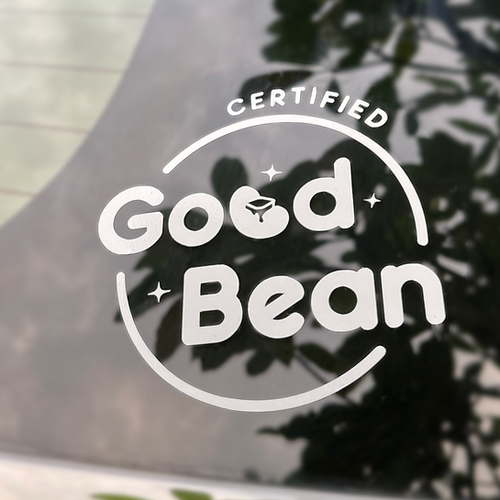 Certified Good Bean Vinyl Sticker | Good Bean Co