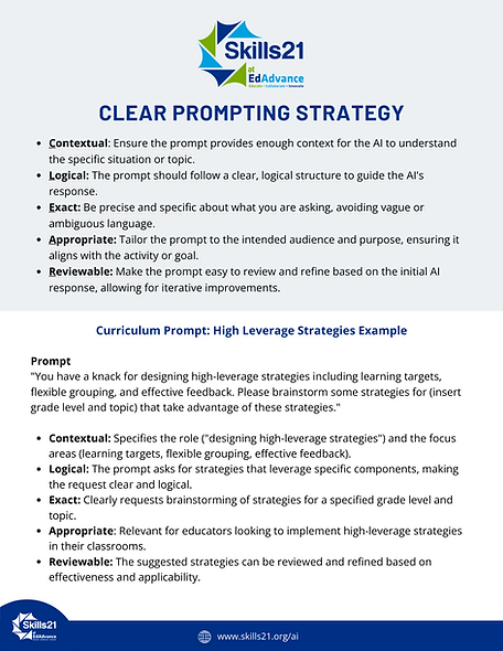 Skills21 AI Resources