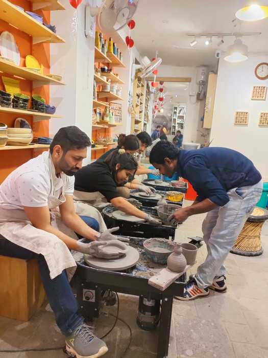 Pottery Sessions in Hauz Khas, Delhi - Naveen Chhaya Ceramic Studio