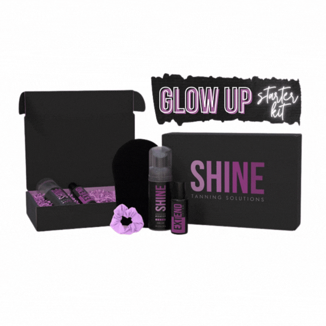 Glow Up Starter Kit: Best Natural Looking Self Tan | Shine Tanning ...