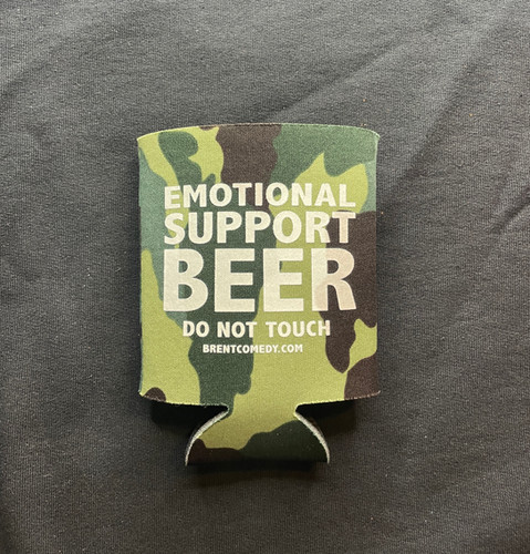 Emotional Support Beer-Camo | brentcomedy