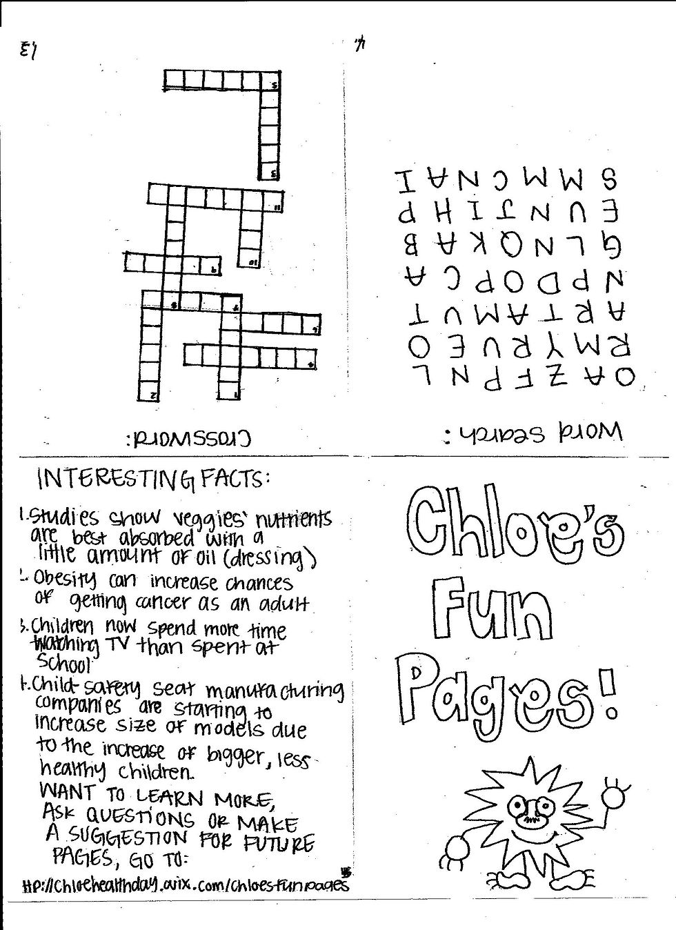 Booklet Printables | chloesfunpages