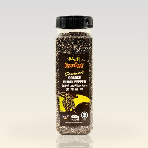400g HomeCook Sarawak Coarse Black Pepper | authentic premium pure ...