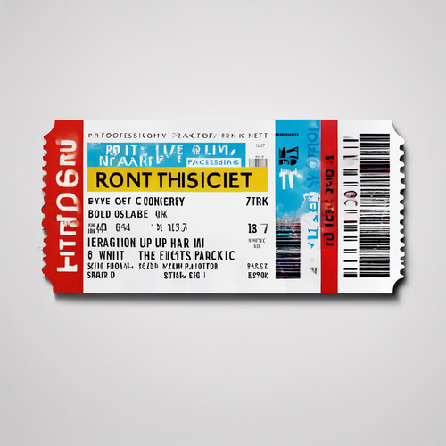 Front Row Concert Ticket | Alba Rose Music