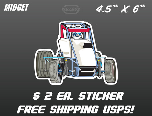 Midget Sticker | victorygraphix