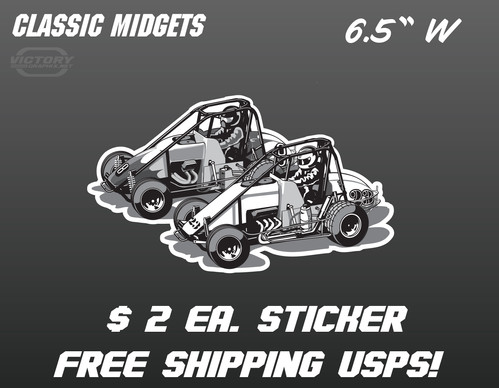 Classic Midgets Sticker | victorygraphix