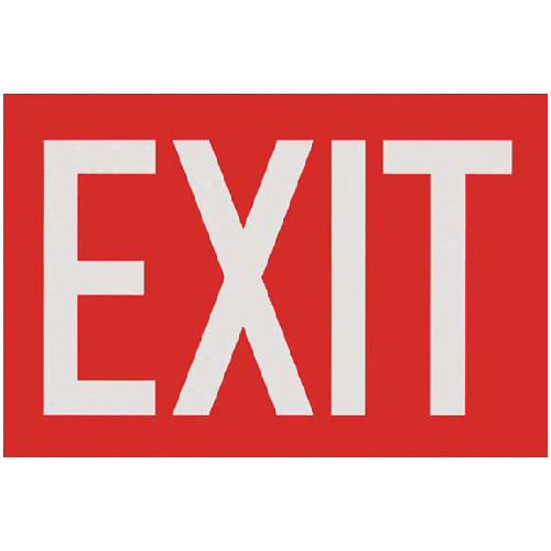 Exit Sign (Vinyl) | D&M Fire Safety