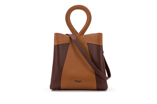 The Ankh Bag tan & brown | Theugi New York