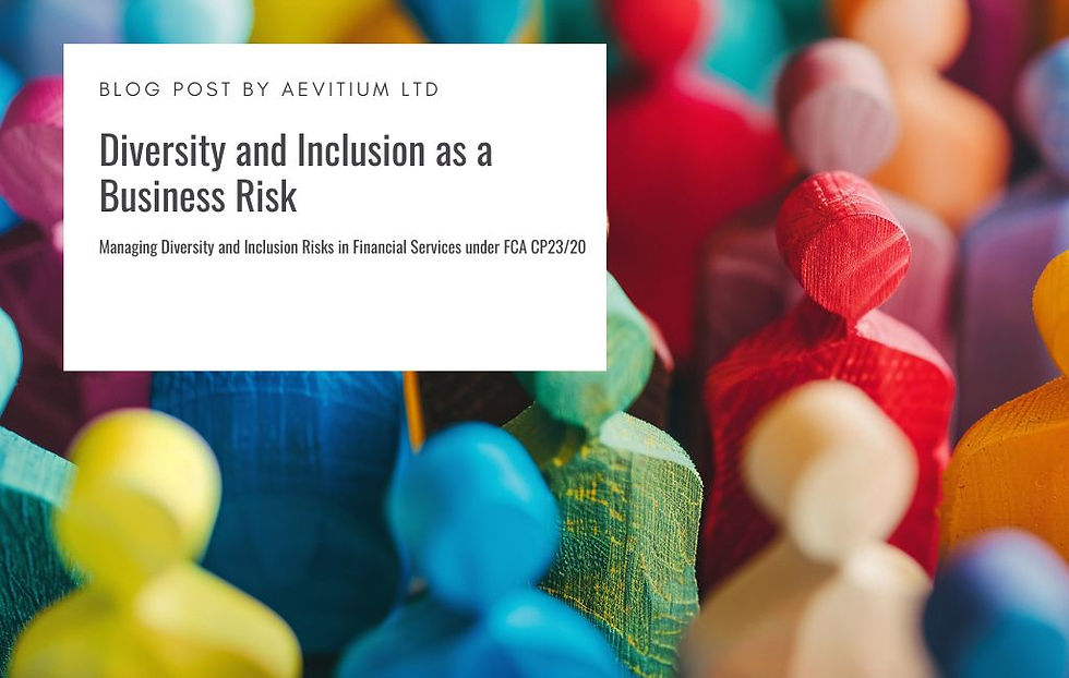 Diversity and Inclusion in Financial Services: Managing Risks and FCA ...