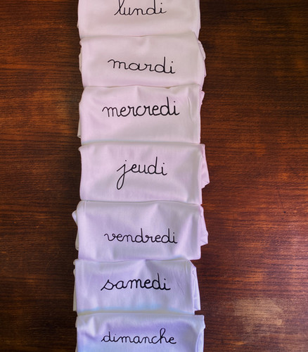 Days of the week gift box | website
