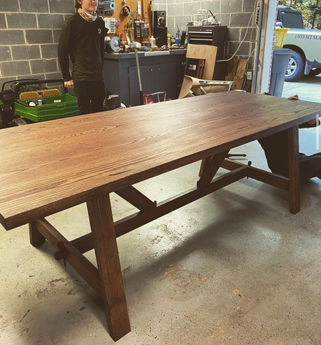 A-frame Farmhouse Table Build Plans | M2 Lumber