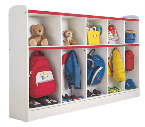 36" High 5 Section Toddler Locker 60" Wide | Butterfly Supply
