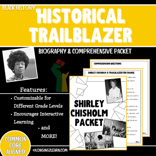 Shirley Chisholm: Trailblazer in Politics - Black History Reading ...