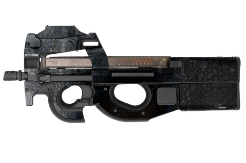 P90 RAIL BLACK DUNDEE | Airsoft Skin Zone