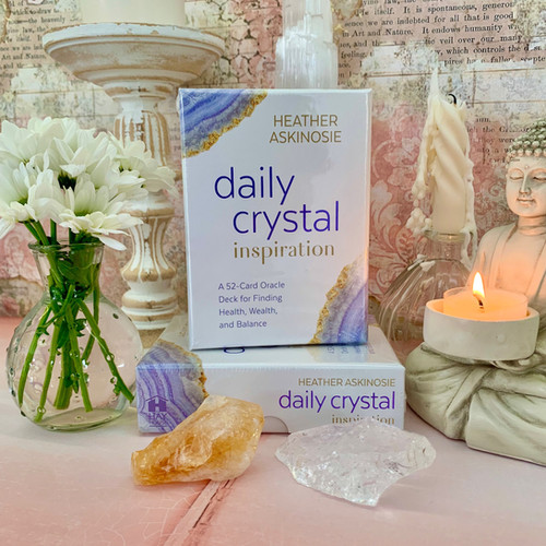Daily Crystal Inspiration Oracle Deck | Crystalight Candles