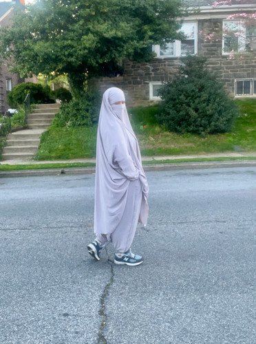 Jilbab with Harem Pants with Niqab attached (crepe material ) | CoveredUp