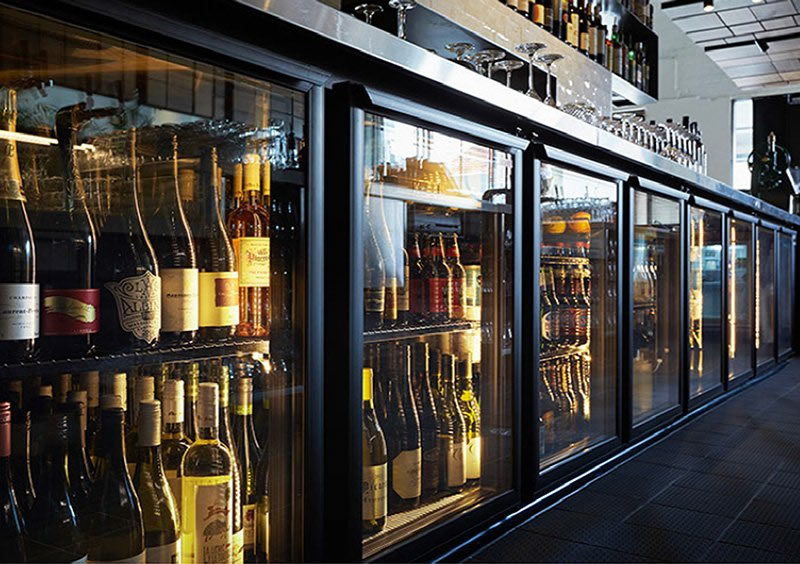 Commercial walk-in coolers