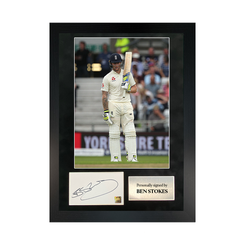 Ben Stokes | A3 Signed Photo Frame | Mr Memorabilia