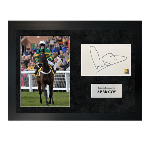 AP McCoy | Signed A4 Photo Frame | Mr Memorabilia