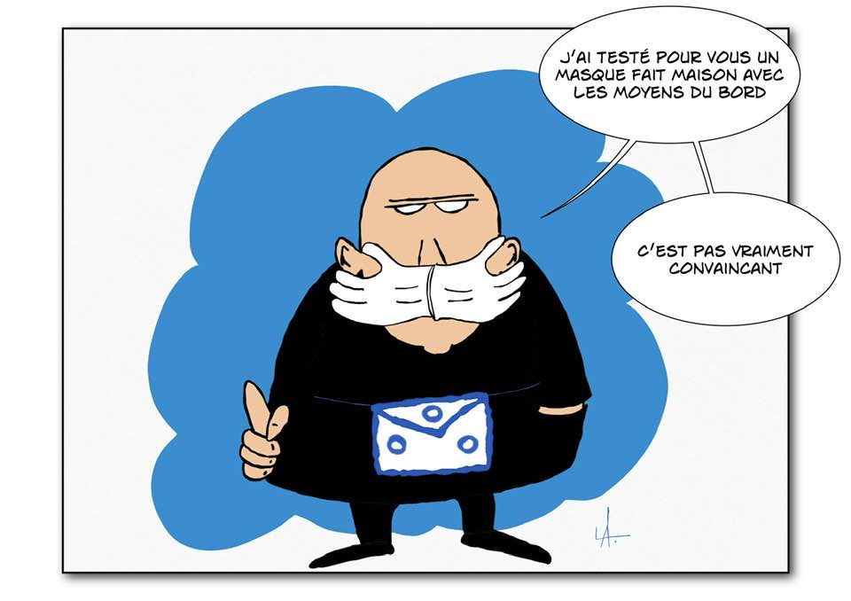 Cartoon: - Cést pas vraiment convaincant