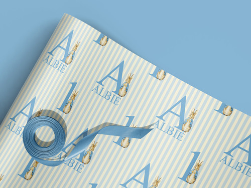 Peter Rabbit Personalised Wrapping Paper | Paperystuff