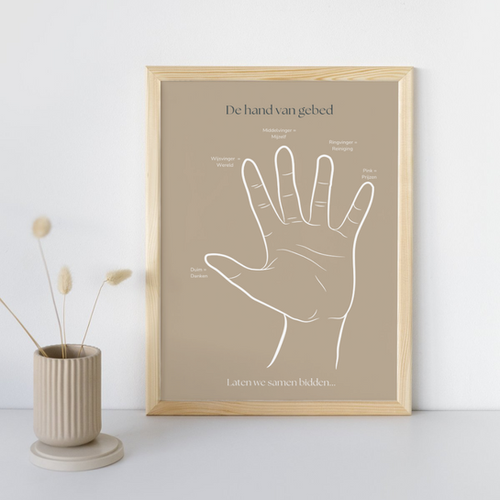 Printable De hand van Gebed | TheoLoïs