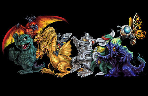 Where the Wild Kaiju Are | elblackbat