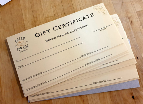 B: Introduction to Bread gift voucher | Bread for Life