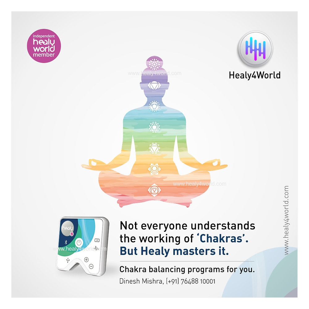 Balance your chakras using Healy