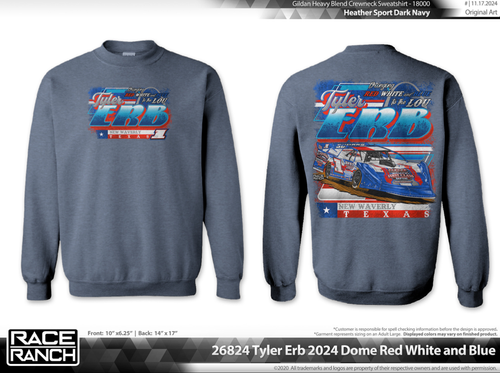 Terbo Tyler Erb - RWB in The Lou Crewneck TE13C | Race Ranch